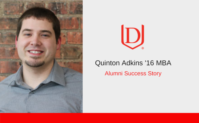 Alumni Success Story: Quinton Adkins '16, MBA - Davenpost